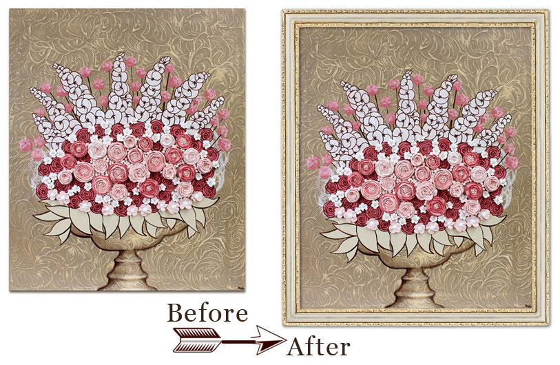 How To Frame Canvas Art Amborela